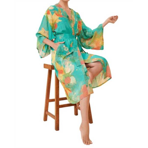 Powder | Intimates & Sleepwear | New Powder Hummingbird Kimono Gown In ...